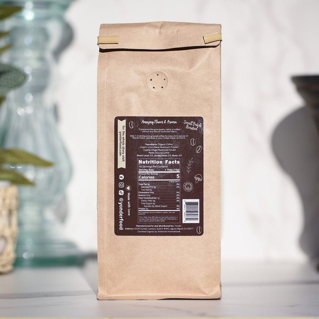 Organic Mushroom Coffee | Lion's Mane & Chaga | Faith Farms Coffee – Yonder